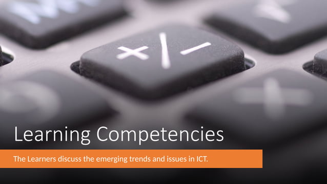 Grade 7 ICT Trends and Issues in ICT - MATATAG.pptx | Internet | Computing