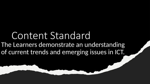 Grade 7 ICT Trends and Issues in ICT - MATATAG.pptx | Internet | Computing