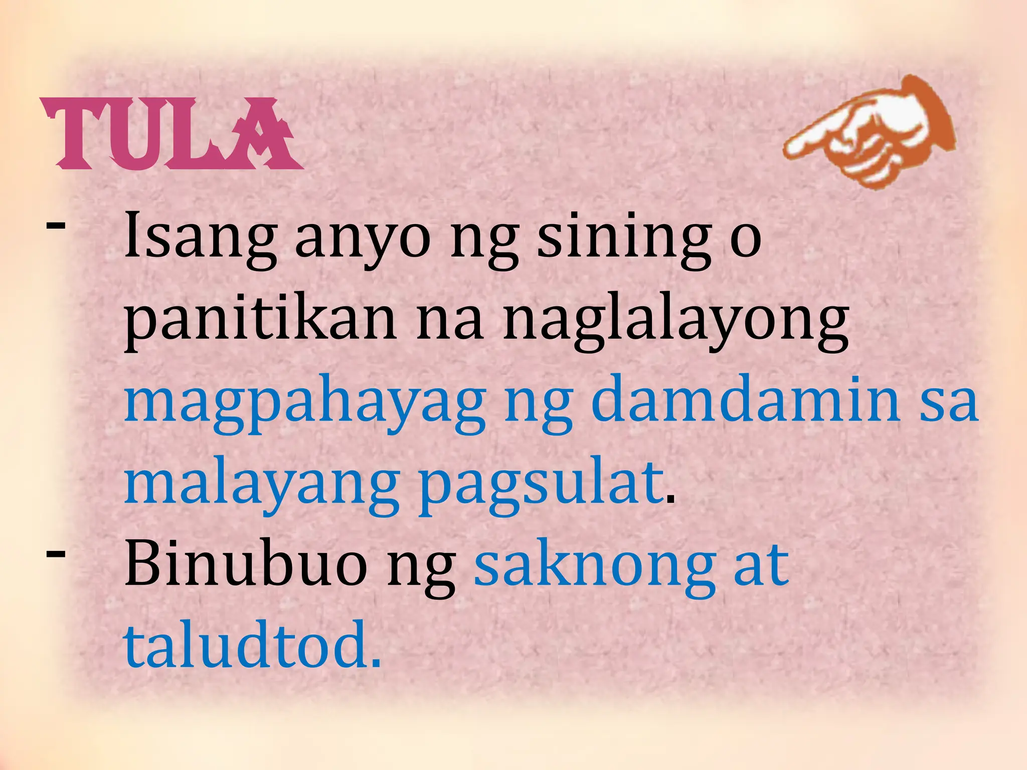 WEEK 2-TULA matatag curriculum Fil 7 pptx | PPTX