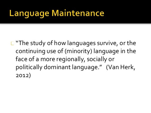 Week 2 unit 3 & 4 - language maintenance and shift - linguistic vari…