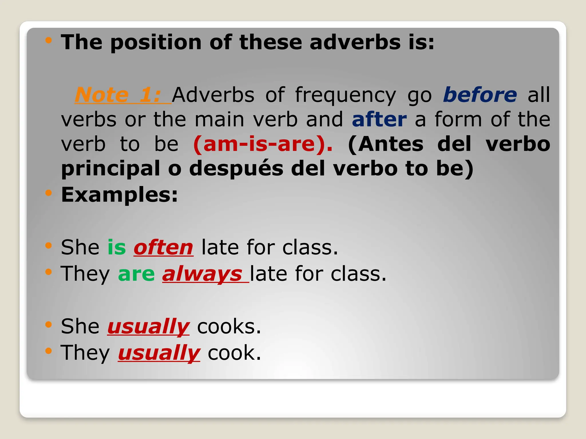 WEEK 20 ADVERBS OF FREQUENCY WITH EXERCISES .pptx