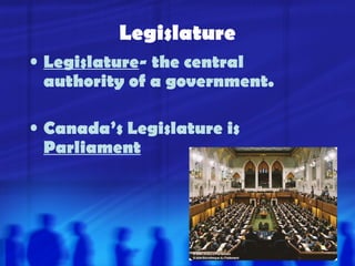 Week 21 day 2- canada govt | PPT