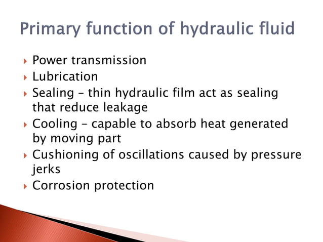 Week 2 1_hydraulics_fluids | PPT