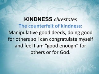 The Fruit of the Spirit | PPTX