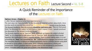 Week 25 - Lectures on Faith - Lecture Second - Creation.pptx