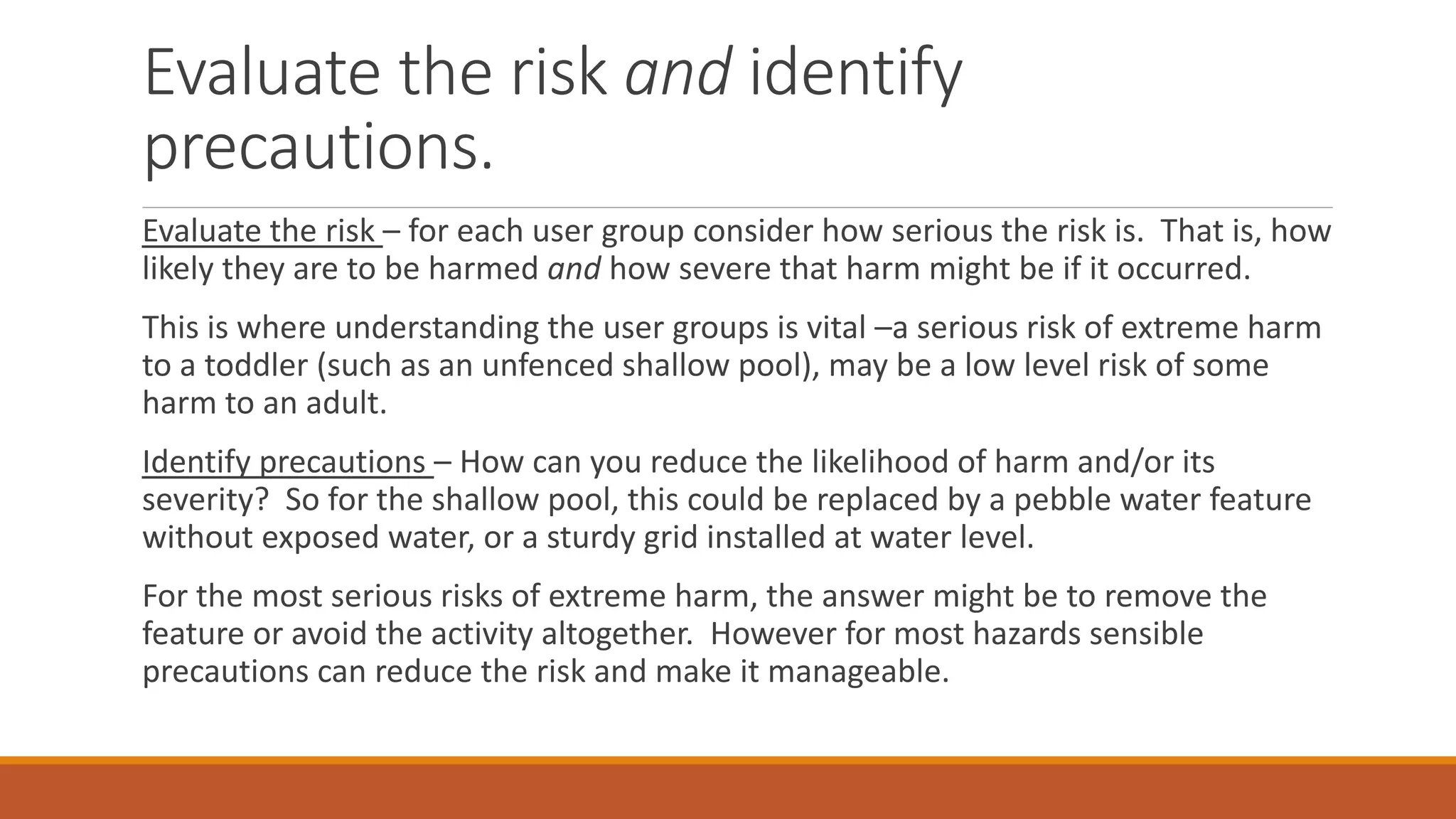 Week 25 on line section 2 risk assessment | PPTX