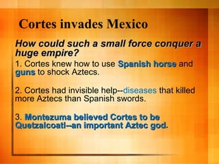 Week 27 day 2- unit 7- fall of aztec and incas | PPT