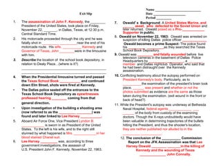 Week 27 jfk assassination | PPTX