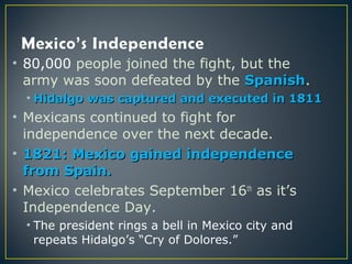 Week 28 day 1- unit 7- independence movement | PPT
