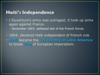 Week 28 day 1- unit 7- independence movement | PPT