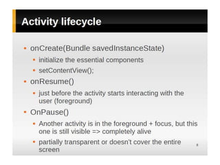 Android Training - Part 3 | PPTX