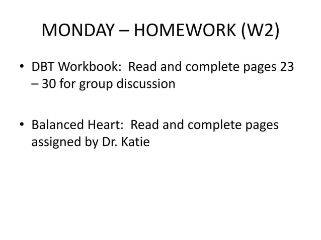 Week 2 advanced distress tolerance | PPT
