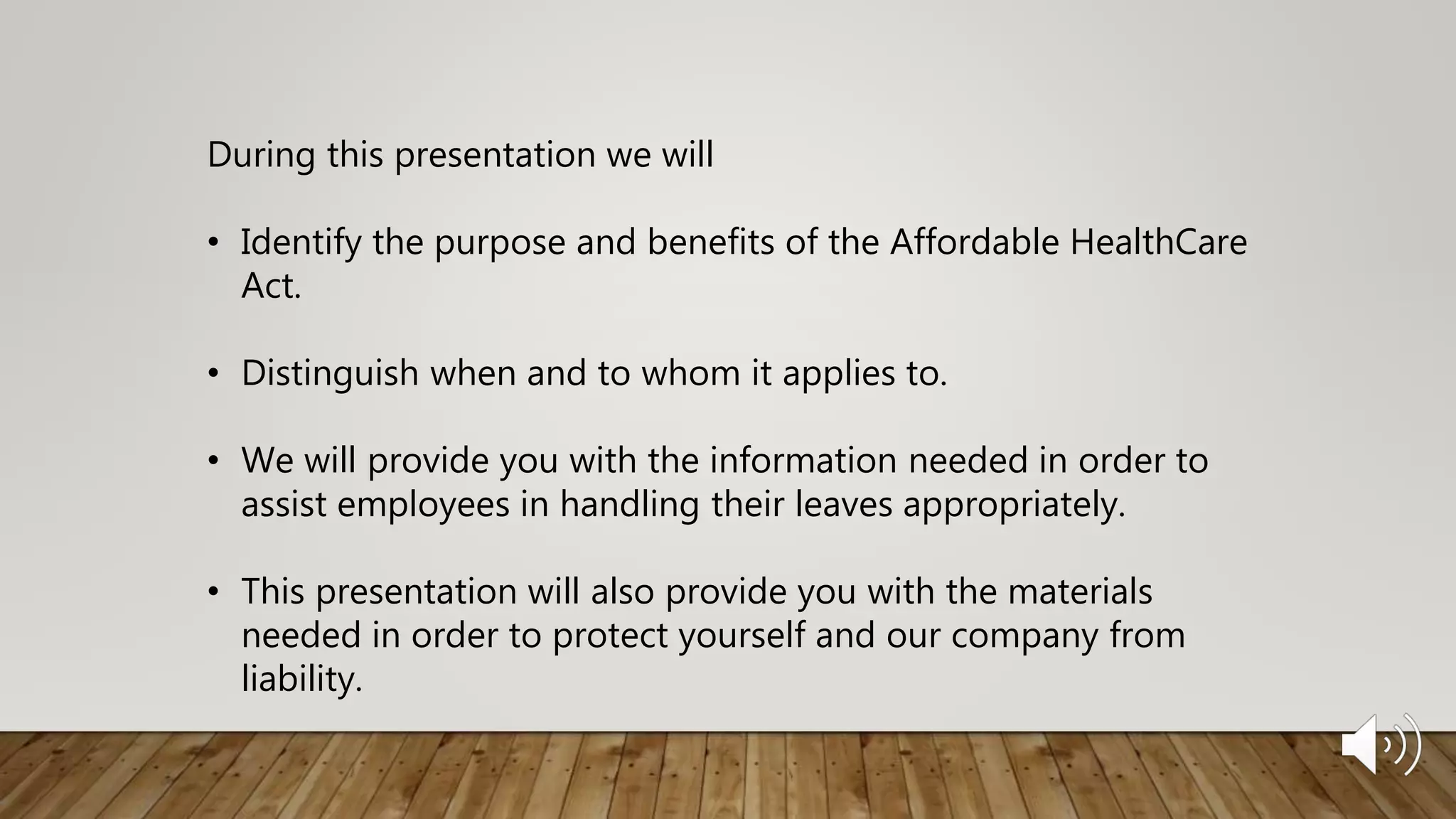 Week 2 Affordable Care Act | PPTX