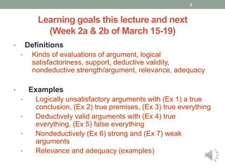 Philosophy lecture on logical satisfactoriness | PPT | Free Download