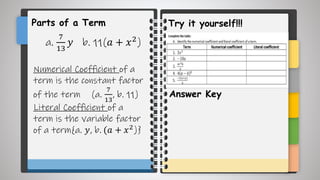 Week 2 (Algebraivc Expressions and Polynomials).pptx
