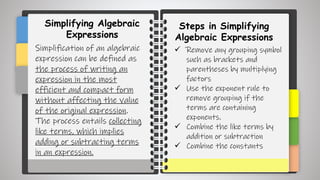 Week 2 (Algebraivc Expressions and Polynomials).pptx