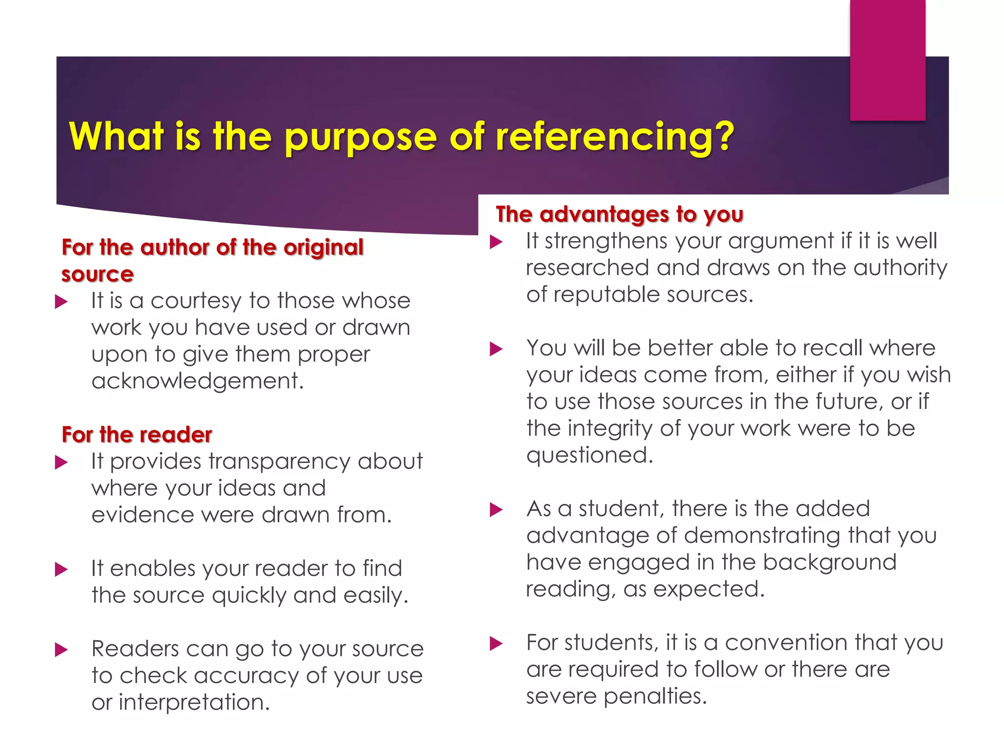 Week 2 APA Citations & Referencing | PPT