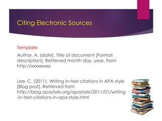 Week 2 APA Citations & Referencing | PDF