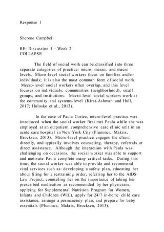 Week 2 Assessment of FamiliesUnderstanding a client’s famil | DOCX ...