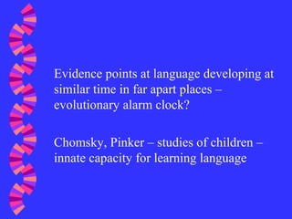 Week 2 Beginnings of Language | PPT