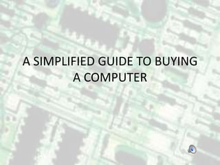 Buying A Computer | PPTX