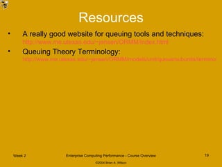 Georgia Tech: Performance Engineering - Queuing Theory and Predictive ...