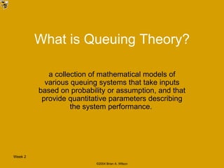 Georgia Tech: Performance Engineering - Queuing Theory and Predictive Modeling | PPT