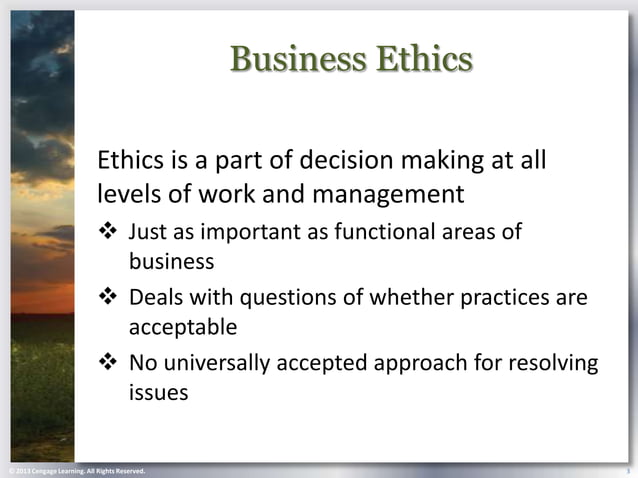 business ethics in a global economy | PPTX