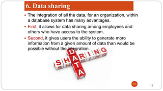 Week 2 Characteristics & Benefits of a Database & Types of Data Models ...