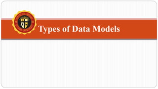 Week 2 Characteristics & Benefits of a Database & Types of Data Models ...