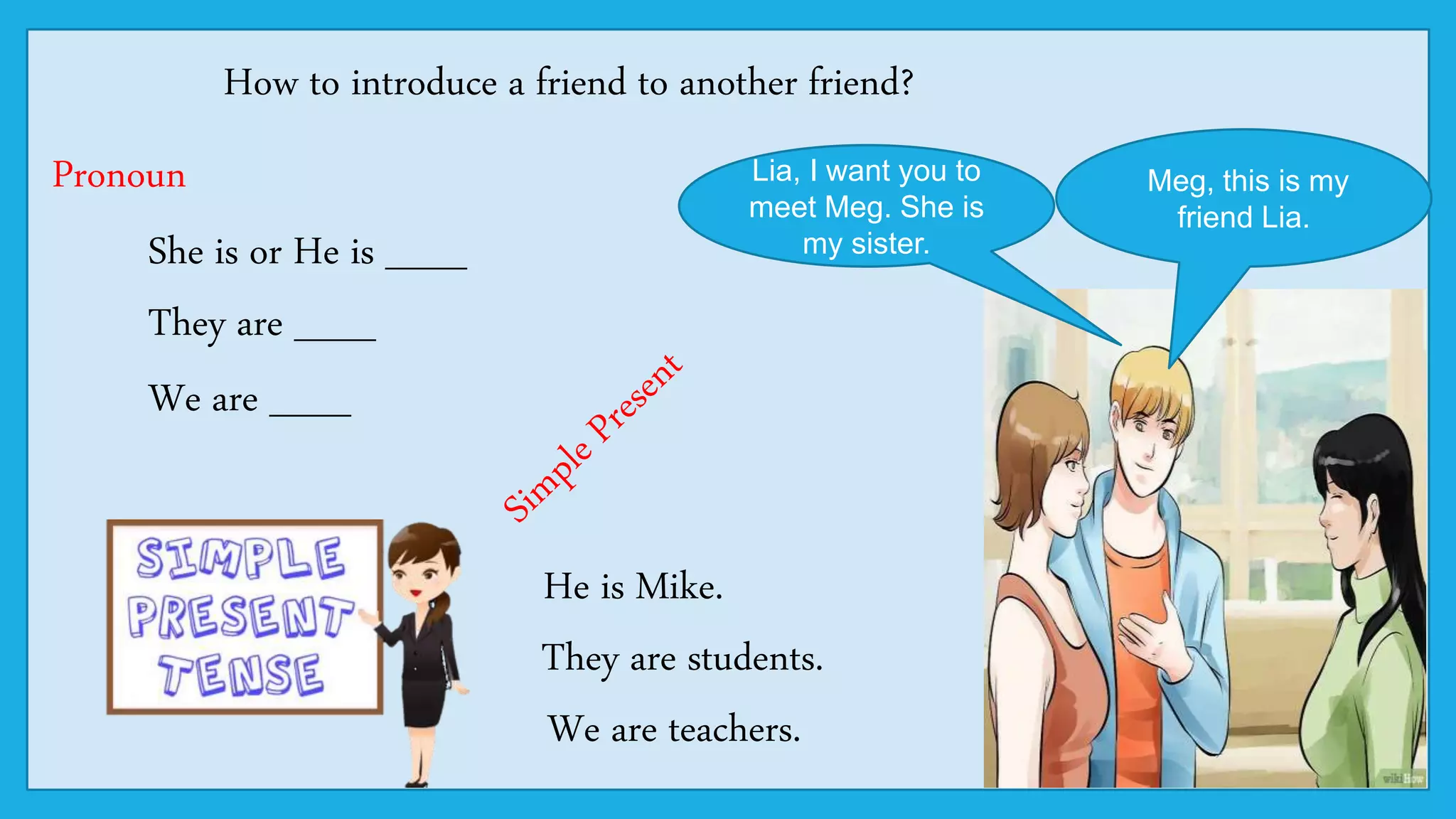 Conversational English Introducing a Friend | PPTX