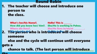 Conversational English Introducing a Friend | PPTX