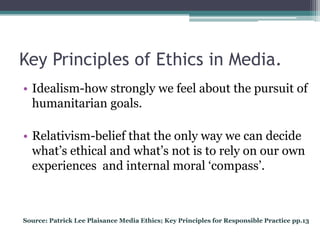 Introduction to Media Ethics | PPTX