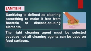 Week 2_Clean, sanitize, and store kitchen (1).pptx | Home Appliances ...