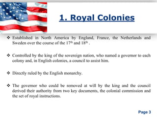 Week 2, Colonial Political System | PPTX | Politics