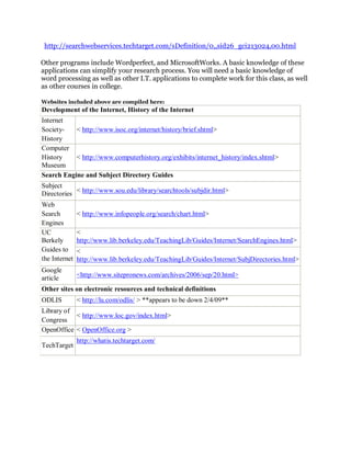 Week 2 computers, web and the internet | PDF