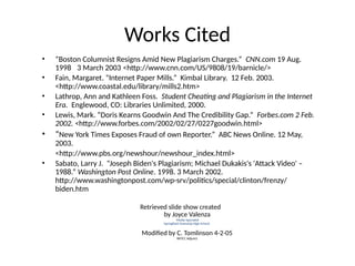 Week 2 D1-3_PLAGIARISM - Lesson Presentation | PPTX