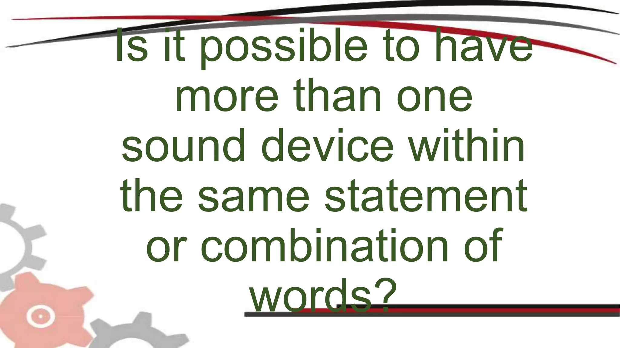 Sound Devices in Literature (Figures of Sounds) | PPTX