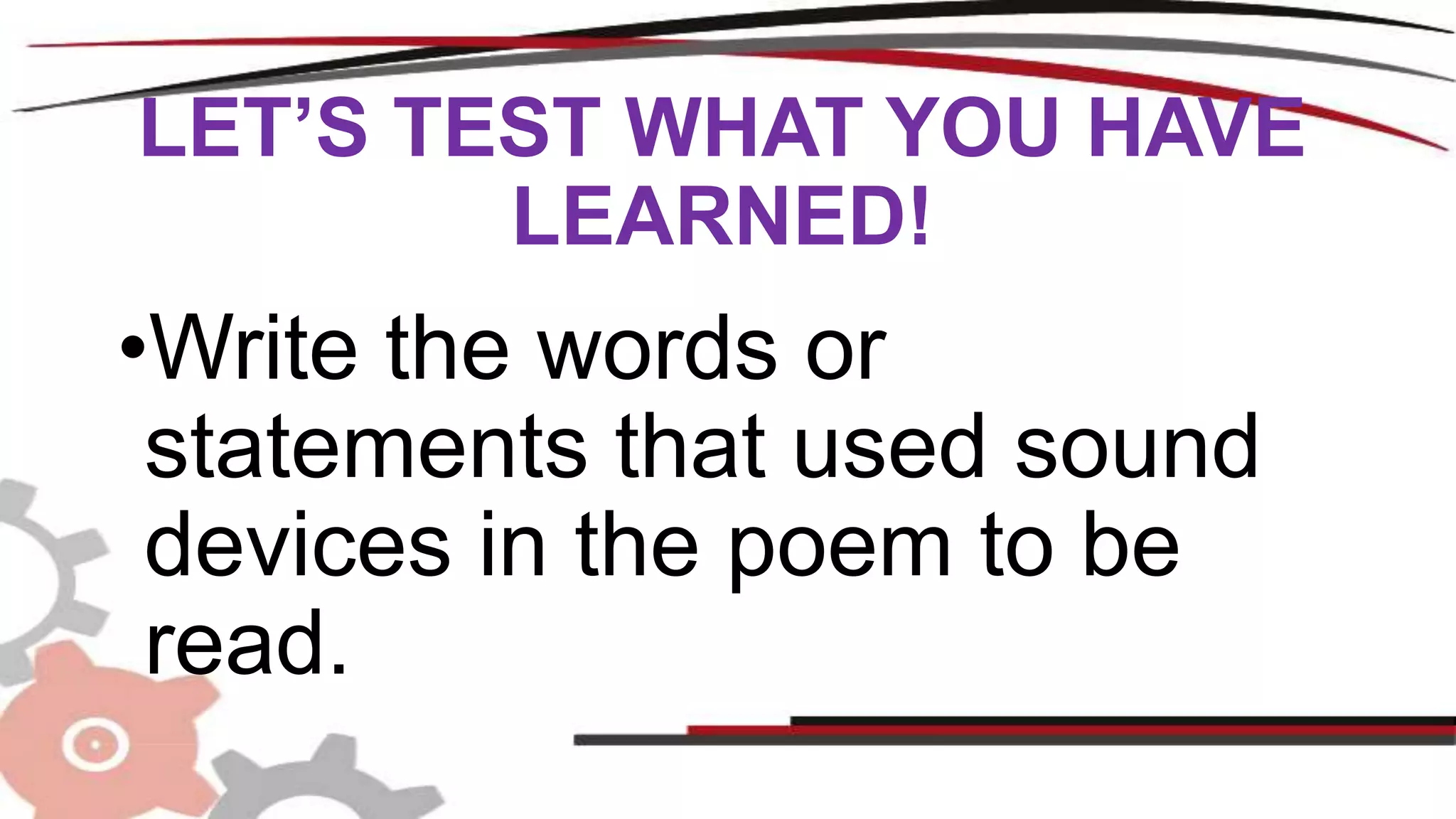 Sound Devices in Literature (Figures of Sounds) | PPTX