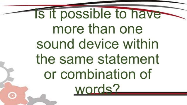 Sound Devices in Literature (Figures of Sounds) | PPTX