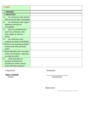 science 9 daily lesson plan week 2 heart rate | DOCX