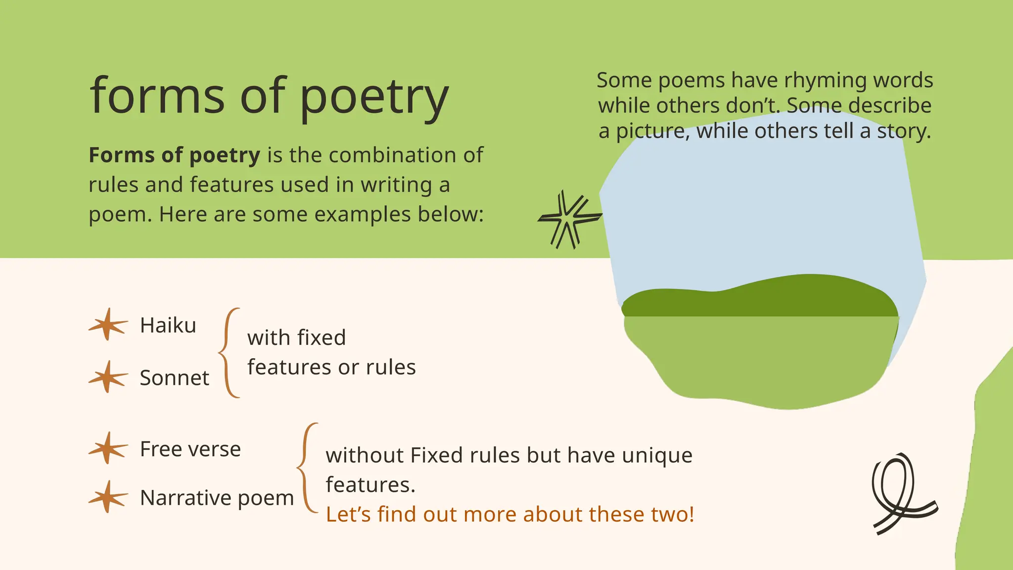 Discussion on Poetry and Rhyme Grade 7 Q1 | PPTX
