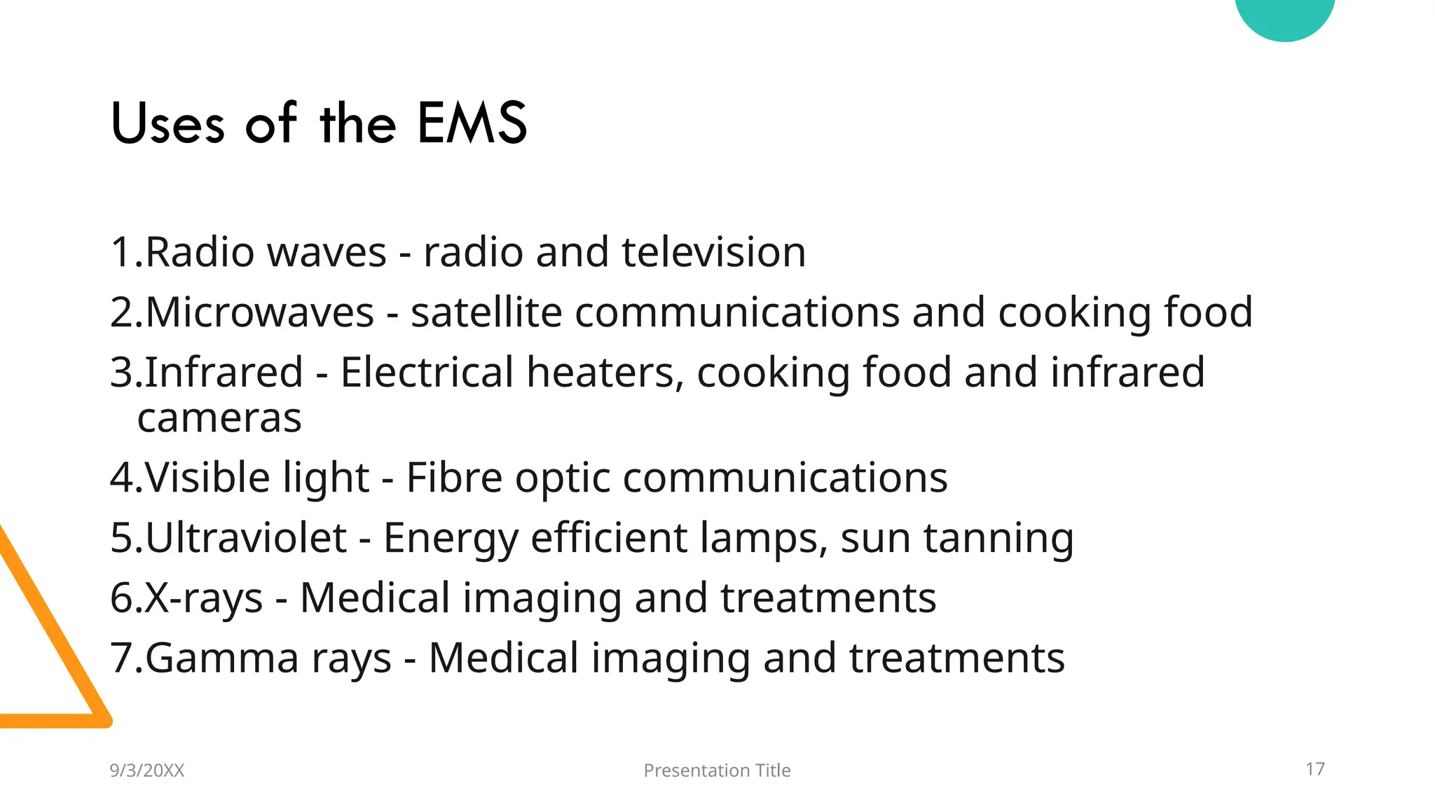 Grade 10 Science Electromagnetic Spectrum | PPTX