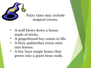 Week 2 Elements of a Fairy Tale | PPT