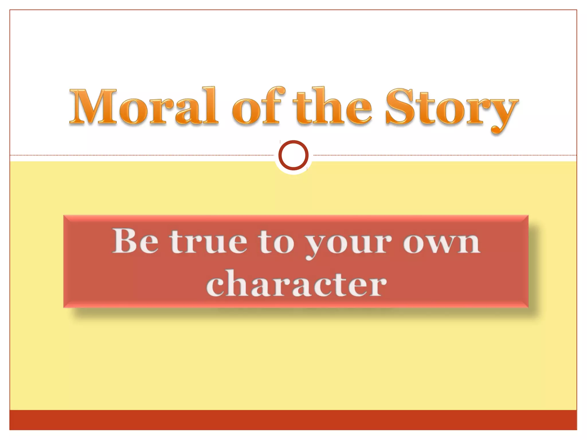 Week 2 Elements of Fables | PPT