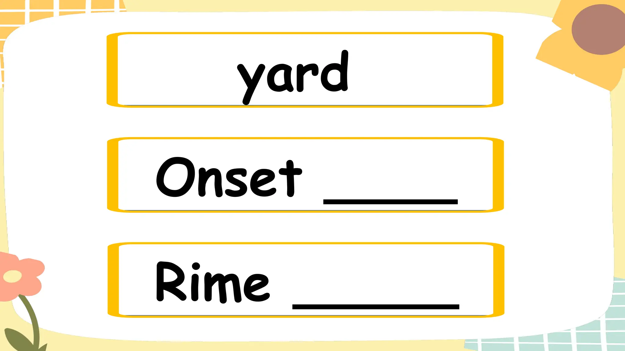 onset and rime lesson powerpoint for grade 2 | PPTX