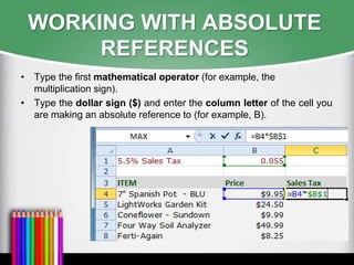 Week2 excel | PPTX | Chemistry | Science