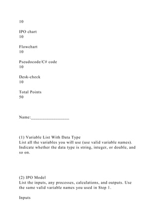 Week 2 iLab TCO 2 — Given a simple problem, design a solutio.docx