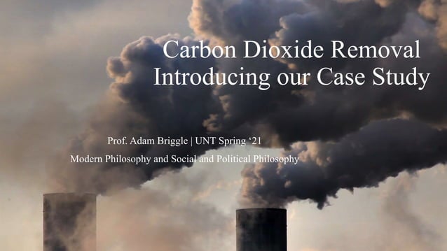 Introduction to Carbon Dioxide Removal | PPTX | Environmental Services ...