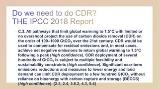 Introduction to Carbon Dioxide Removal | PPTX